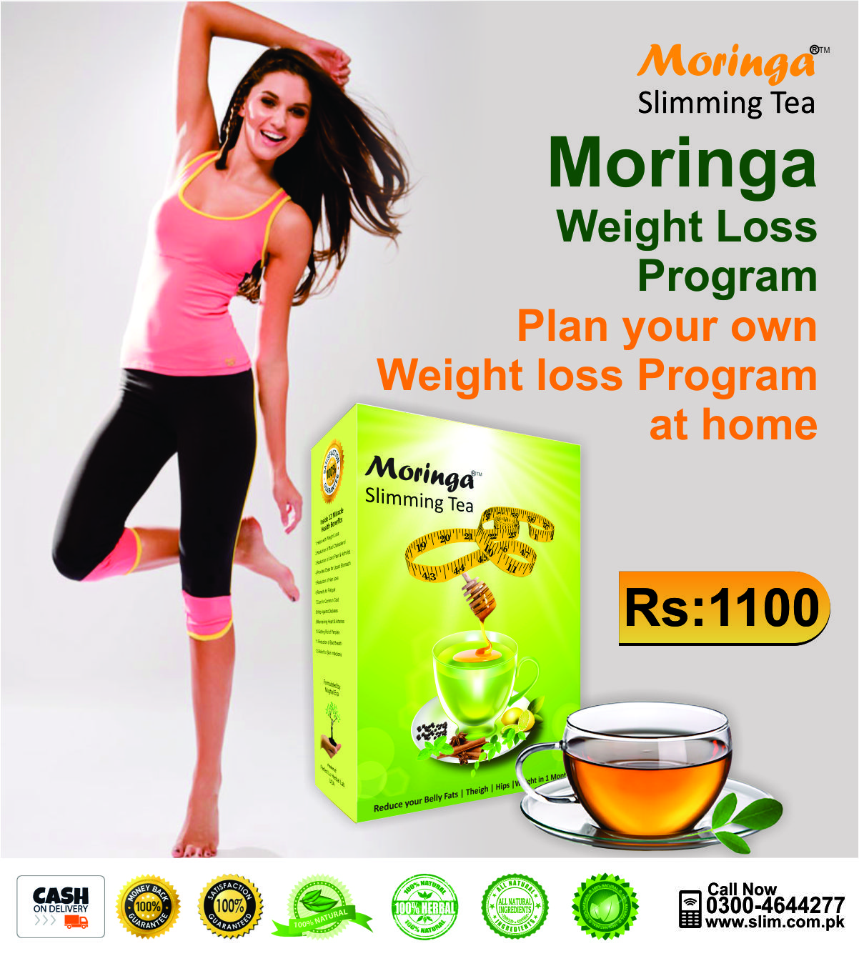 Moringa Slimming Tea (World's No. 1 Selling tea now in Pakistan): Best ...