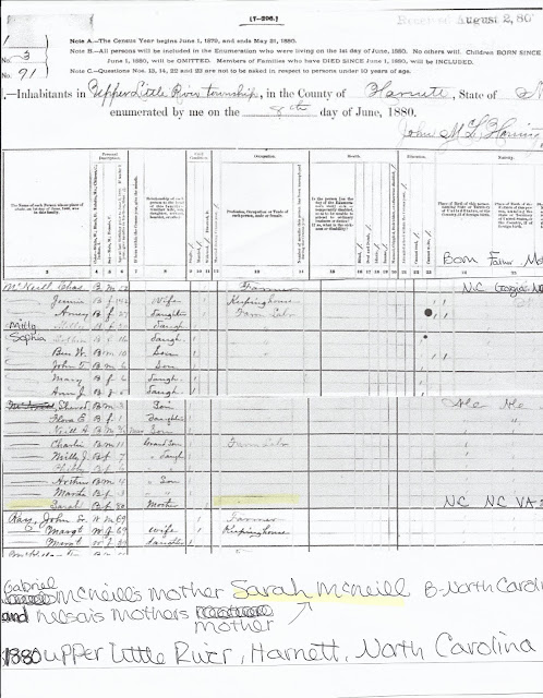 Nelson Holder Ritchie: Sarah McNeill Family