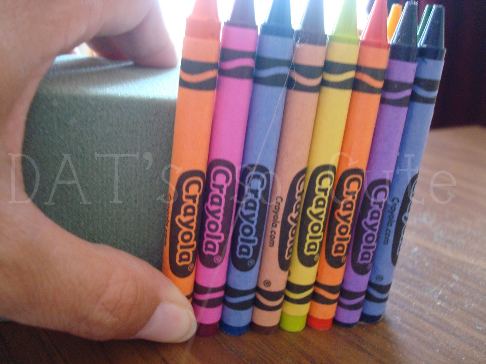 DAT's so Cute: Crayon Centerpiece