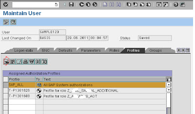 How to assign roles and profiles to user? ~ Sap Basis and Security