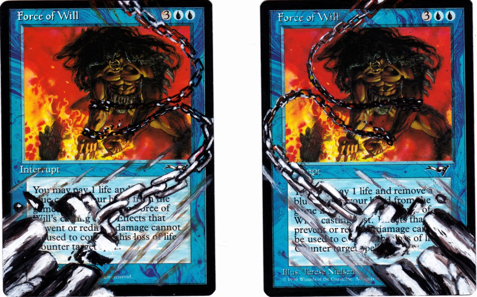 MTG Alters By Tila: Force of Will - Alliances