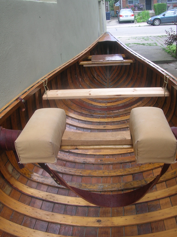 Paddle Making (and other canoe stuff): Removable Plank Seat Experiment