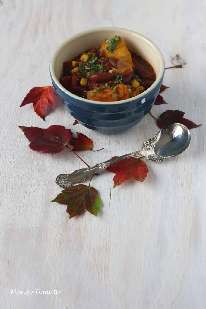 Mango & Tomato: "Three Sisters" Stew: Recipe from Vegan Holiday Kitchen