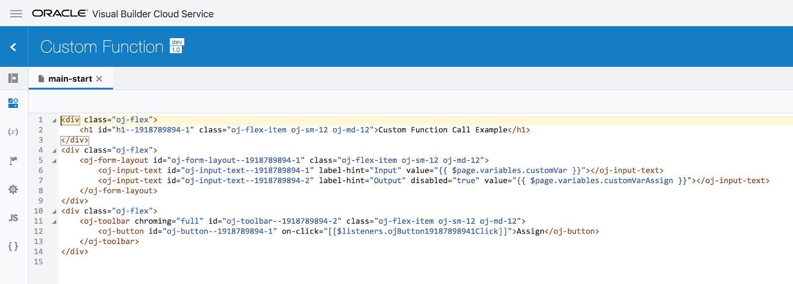 Andrej Baranovskij Blog: Custom JavaScript Client Code in Oracle Visual ...