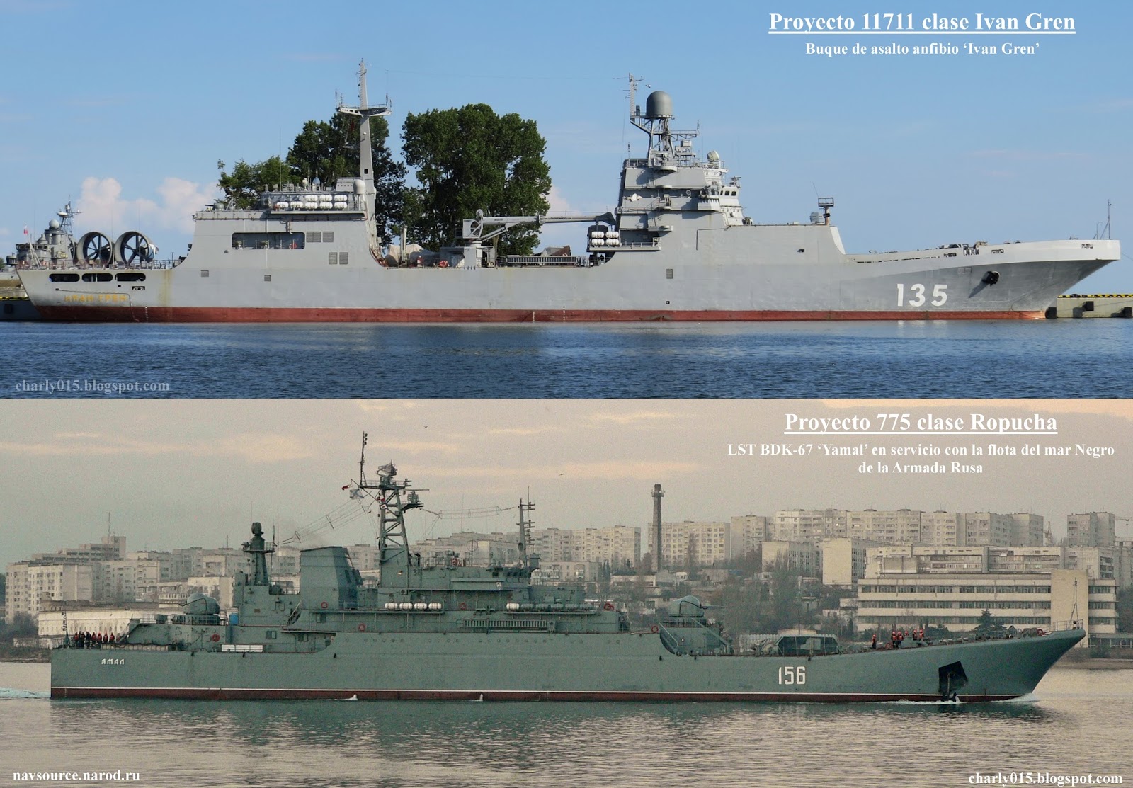 Análisis Militares: Comparando el proyecto 11711 con el 775