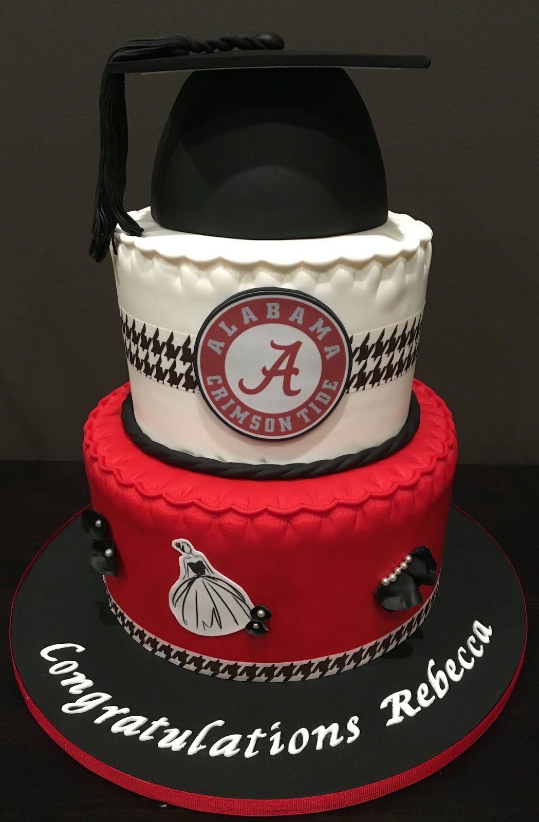 .: Alabama College Graduation Cake