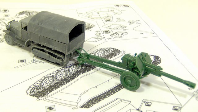 Gulumik Military Models: ZiS 42 with 152mm D-1 1/72 PST