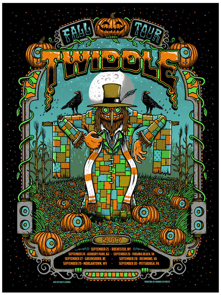 INSIDE THE ROCK POSTER FRAME BLOG: Matt Leunig Twiddle & Growlers Posters