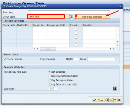Foreign Keys in SAP ABAP