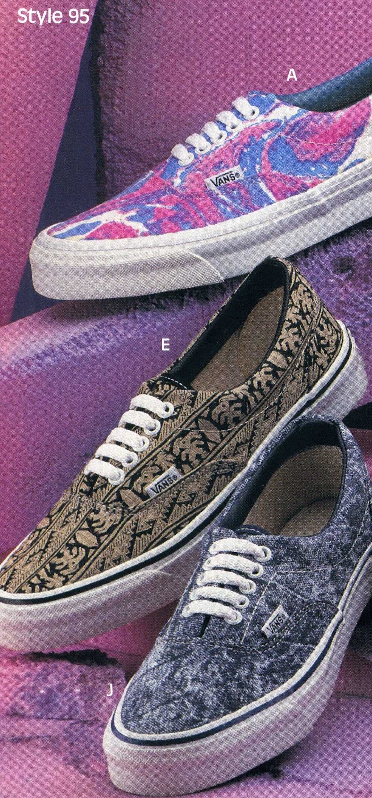 theothersideofthepillow: vintage VANS khaki aztec print style #95 era ...