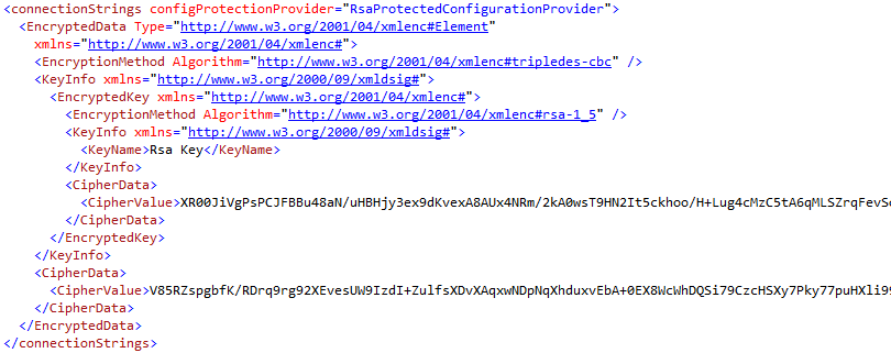 Web and Mobile Apps Codeware: encrypt decrypt webconfig connectionStrings from codebehind in asp ...