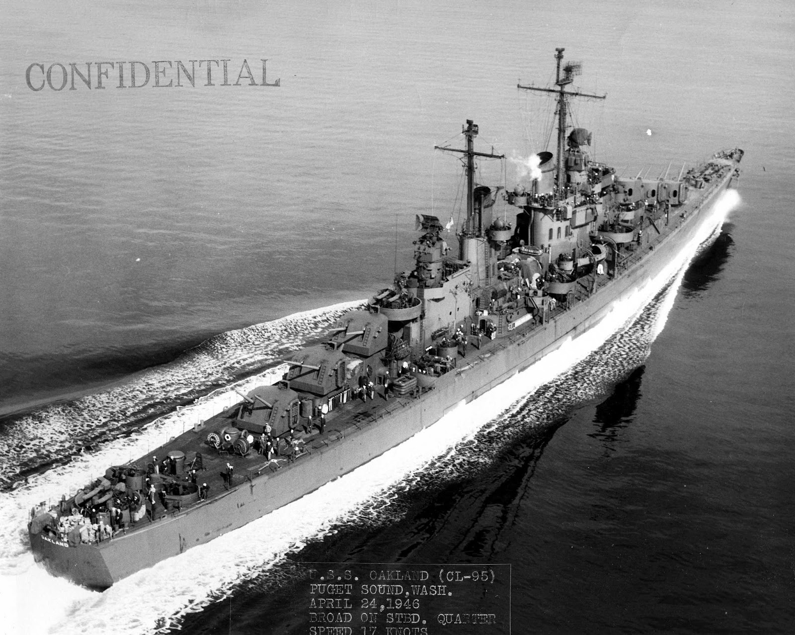Naval Analyses: WARSHIPS OF THE PAST: USS Juneau (CL-119) anti-aircraft ...