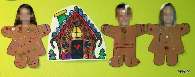 Tippytoe Crafts: Gingerbread Sweeties {Class Display}