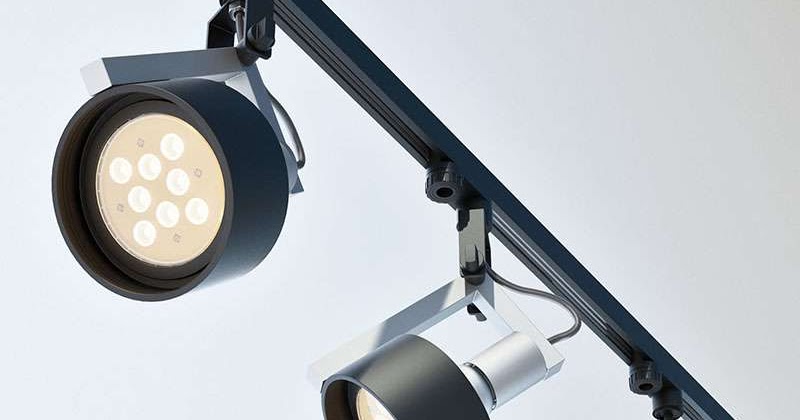 Modular Ninety spot light 3d model