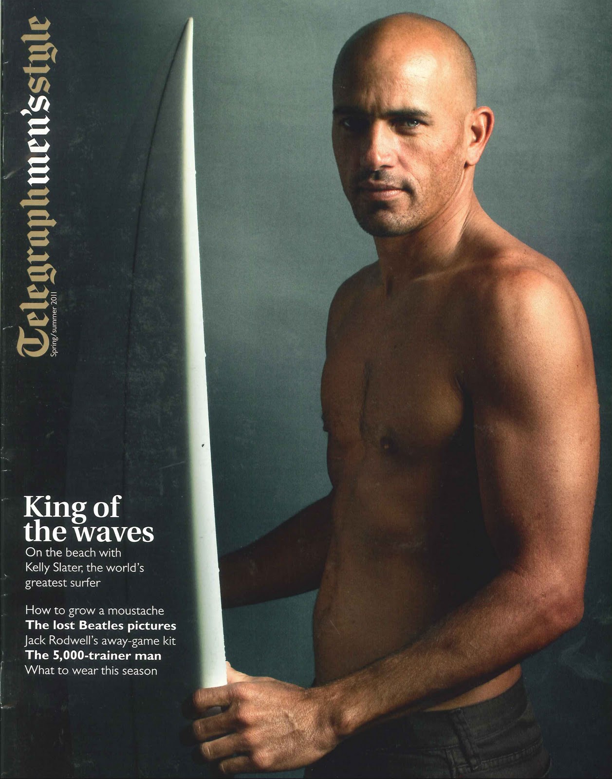 Quiksilver PR: Kelly Slater on the Cover of Telegraph