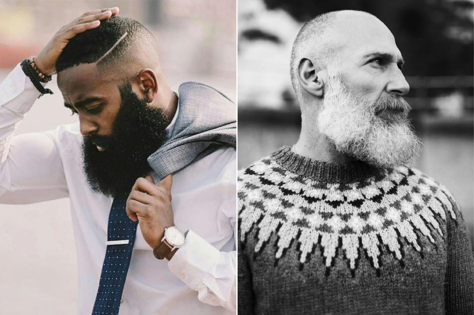 Trendy Dudes : Carecas barbudos