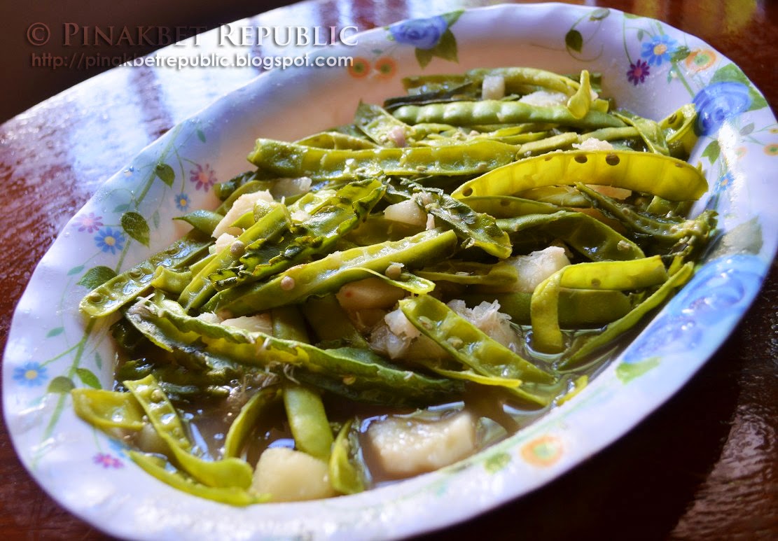 PINAKBET REPUBLIC: dinengdeng a bunga ti singkamas, jicama fruit stew