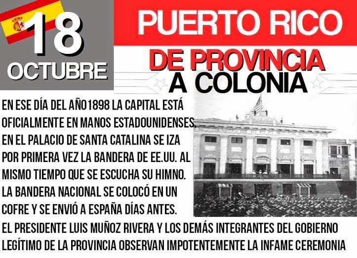 Movimiento de Reunificación de Puerto Rico y España: 18 DE OCTUBRE DE ...