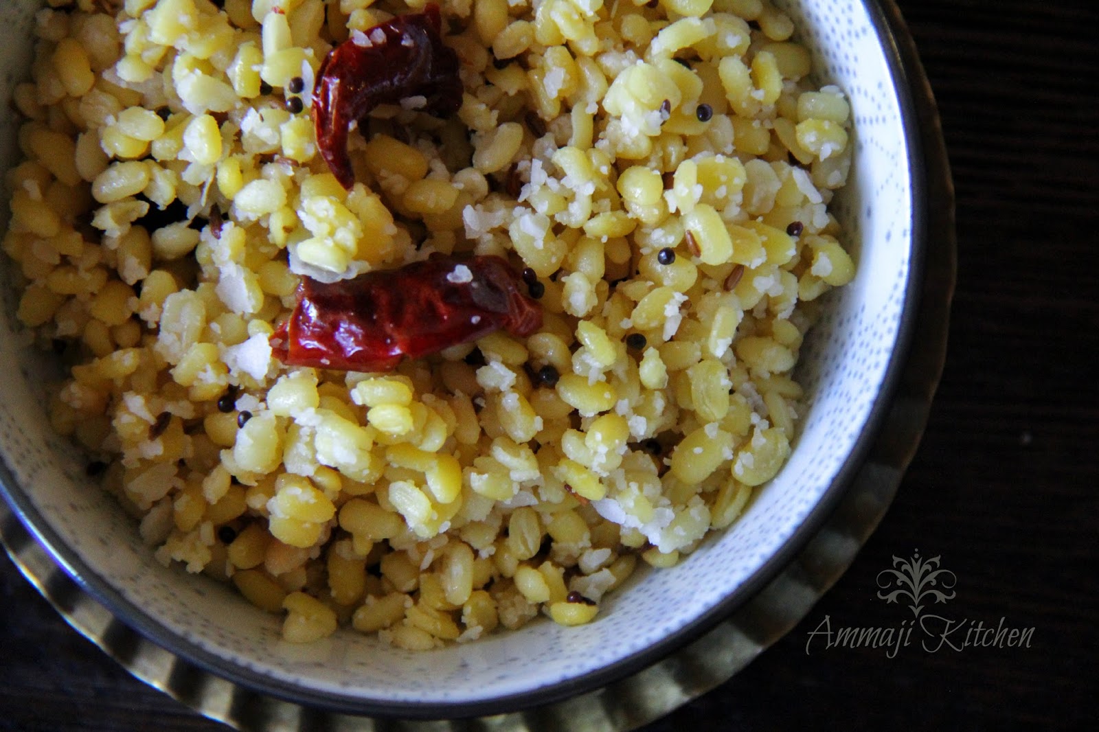 Moong Dal Sundal | Indian Food Recipes | Ammaji Kitchen