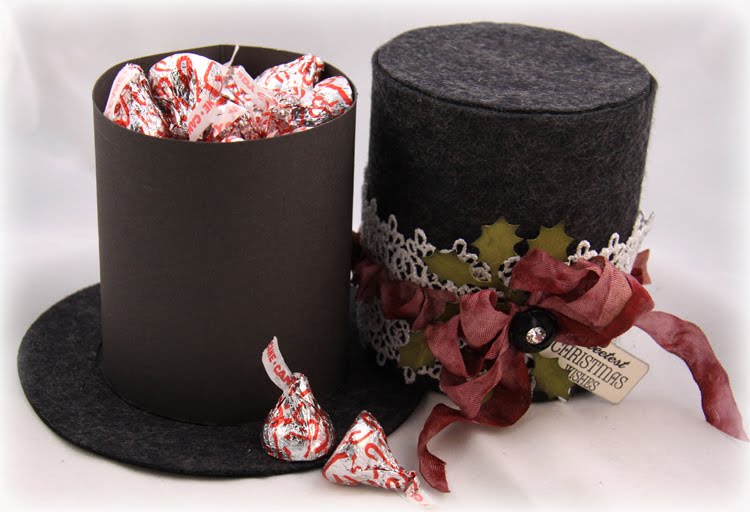 Stamp Talk with Tosh: Top Hat Gift Box Tutorial