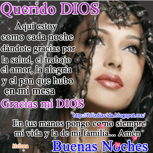 Feliz noche – Mujer Bella Y Audaz