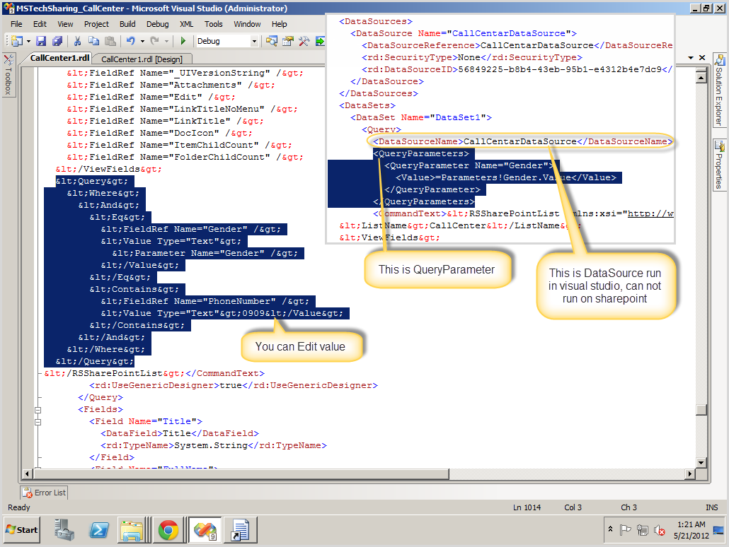 Using Caml Query in Reporting services with sharepoint ~ MICROSOFT ...