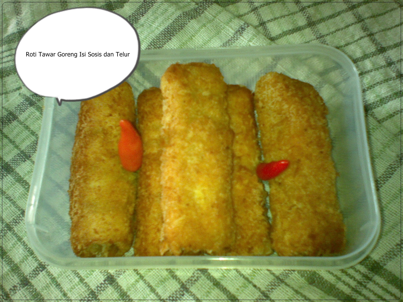 Kreasi Imel: Roti Tawar Goreng Isi Sosis dan Telur Dadar