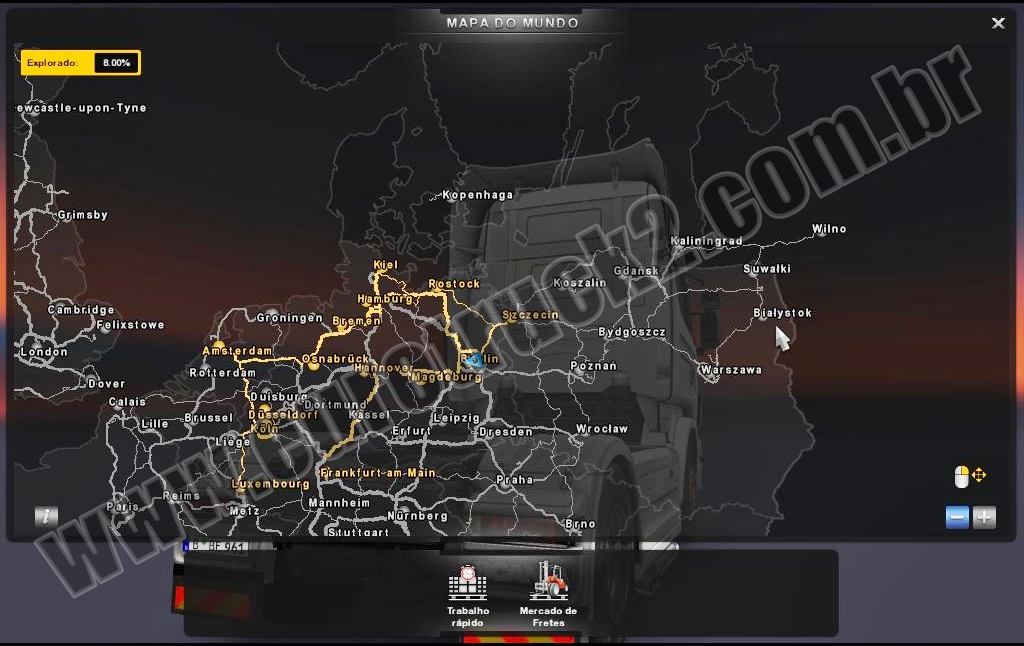 Poland Rebuilding Map Euro Truck Simulator 2 Mods POLAND REBUILDING ...