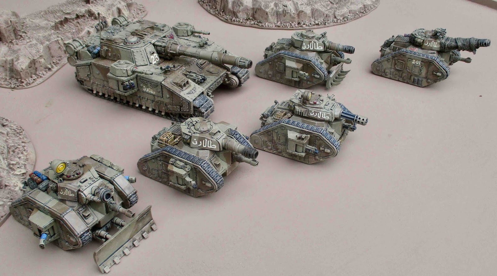 Tim's Miniature Wargaming Blog: 40K - 382nd Tallarn (Desert Raider ...