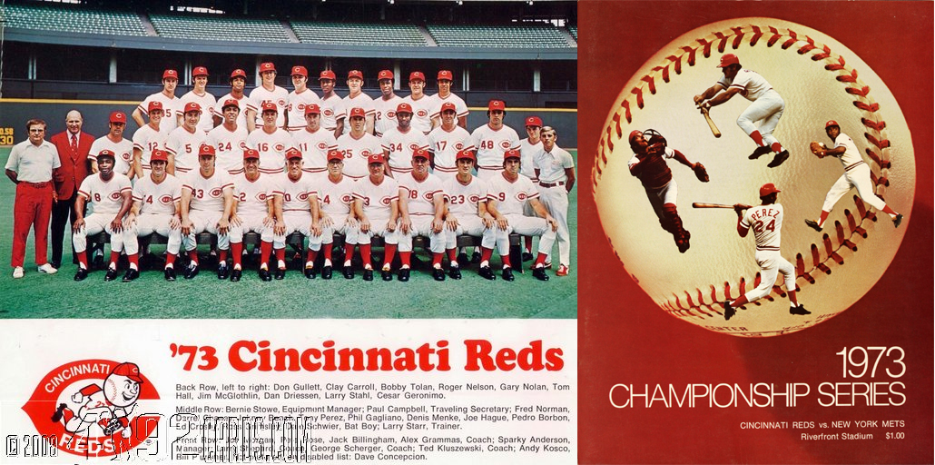 1973 Topps Baseball Card Update Series: 1973 Cincinnati Reds - 99-63 ...