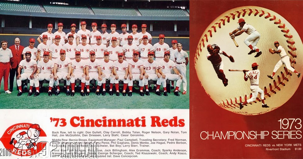 1973 Topps Baseball Card Update Series: 1973 Cincinnati Reds - 99-63 ...
