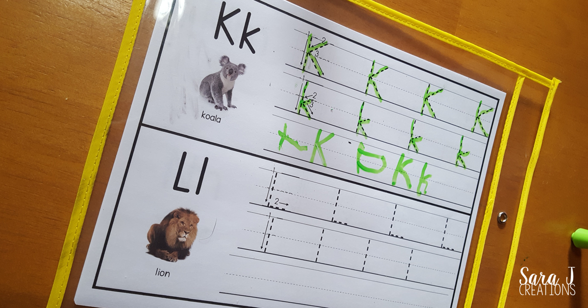 Letter K Activities | Sara J Creations