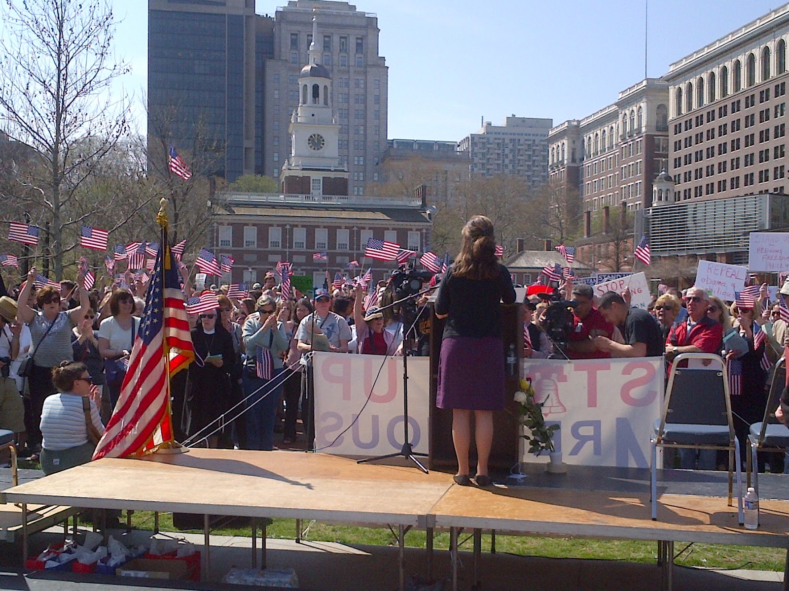 Merle Widmer's PEORIA WATCH: Preserving Freedom Rally