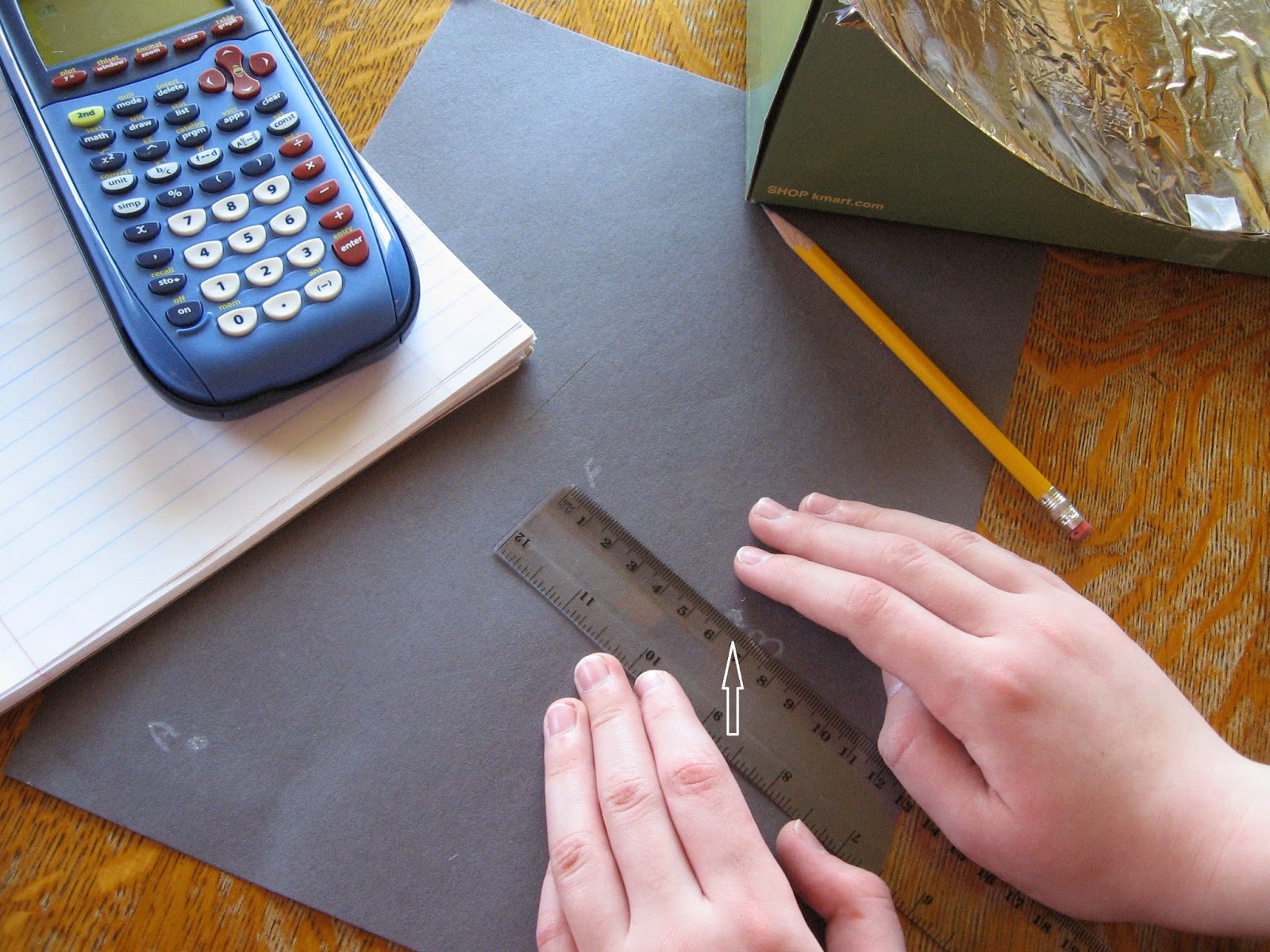Almost Unschoolers: Parabolic Solar Shoebox Cooker - Math You Can See!