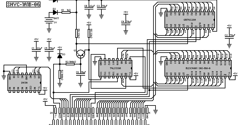 SNES FPGA 2023: Cartridge Snes Diagrama Pinout