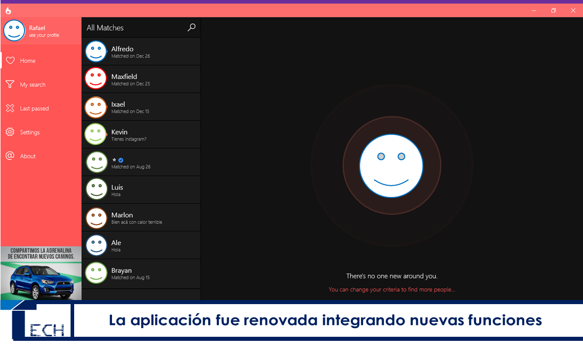 Apps: Llega 6Tin (cliente de Tinder) con su app universal para Windows 10
