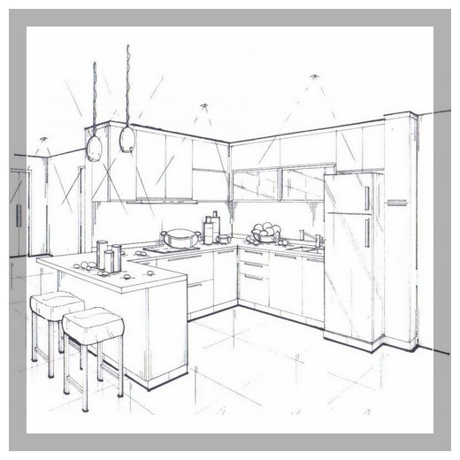 7 Sketsa kitchen set - Desain Rumah137 - Desain Rumah 137