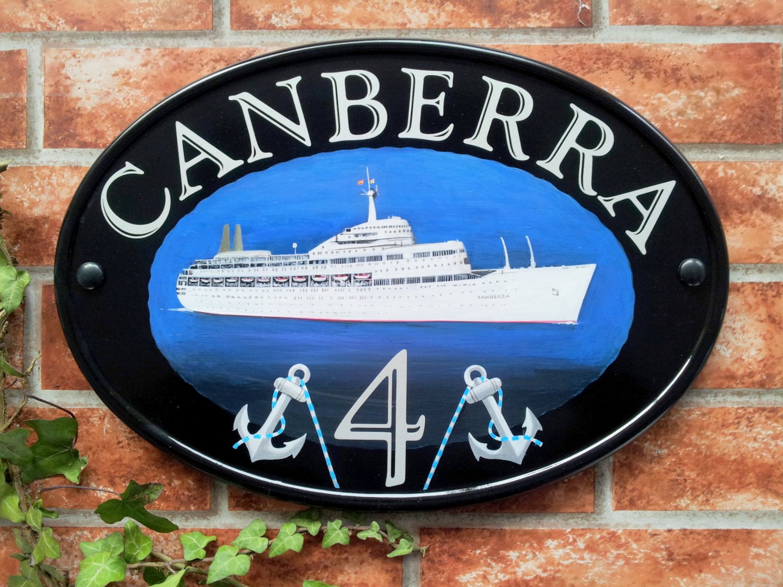 Pictorial House Signs from Yoursigns Ltd: Canberra Ship Pictorial House ...