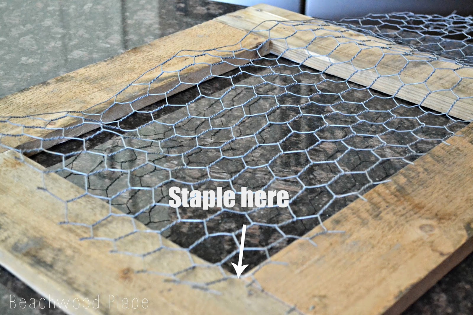 Beachwood Place: DIY Chicken Wire Frame