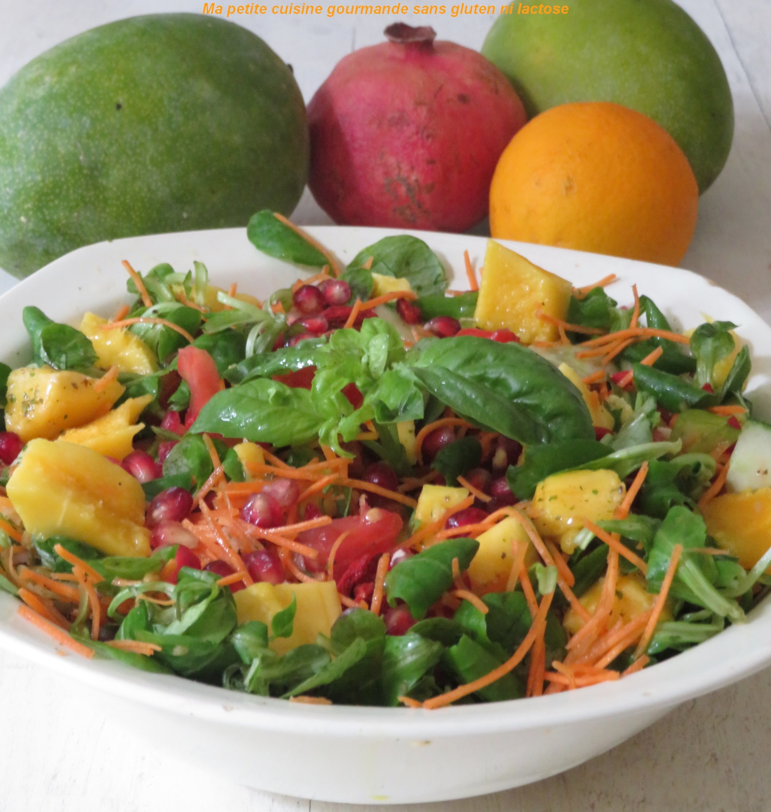 Salade d'été sucrée salée - Ma petite cuisine gourmande sans gluten ni ...