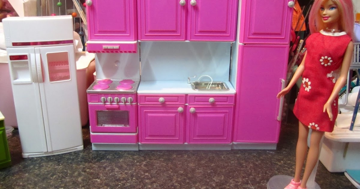 Miniatures From Avalon : Sneak Peek of a new Barbie kitchen makeover