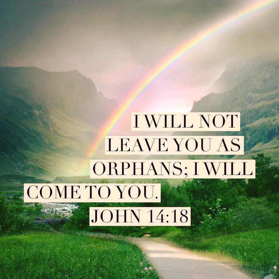 Growing Up In The Word : I Will Not Leave You Orphans
