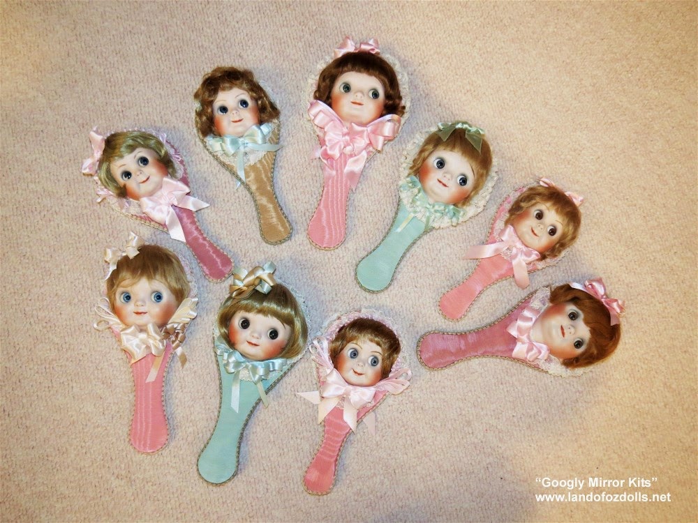 Land of Oz Dolls: "Googly Hand Mirror" Kits Available Soon!