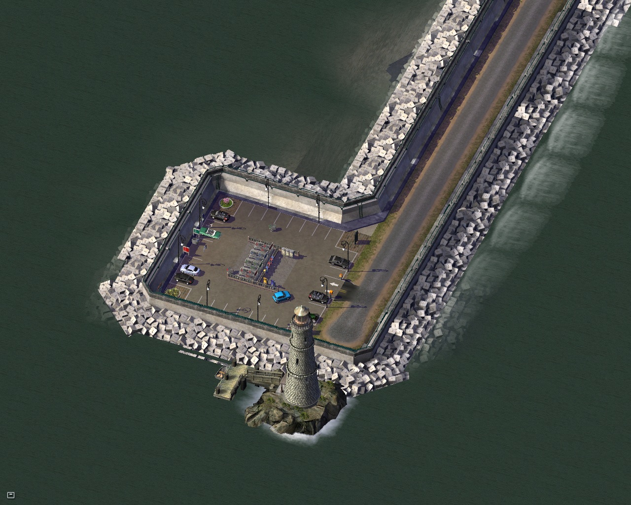 The Crown building, bonus the seaport is done - Empire Bay City ...