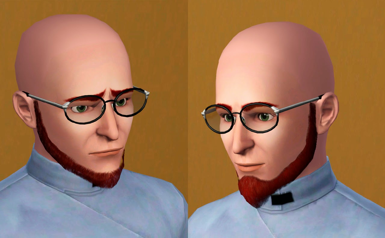 My Sims 3 Blog: 3D chin strap and Dr Steel beards by necrodog