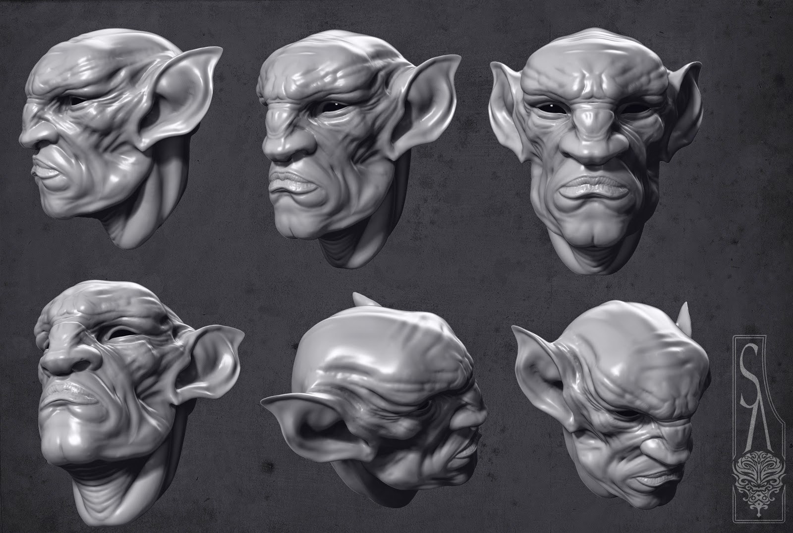 Goblin head - Sid Ahearne