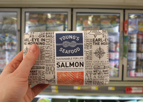 Young Seafood on Packaging of the World - Creative Package Design Gallery