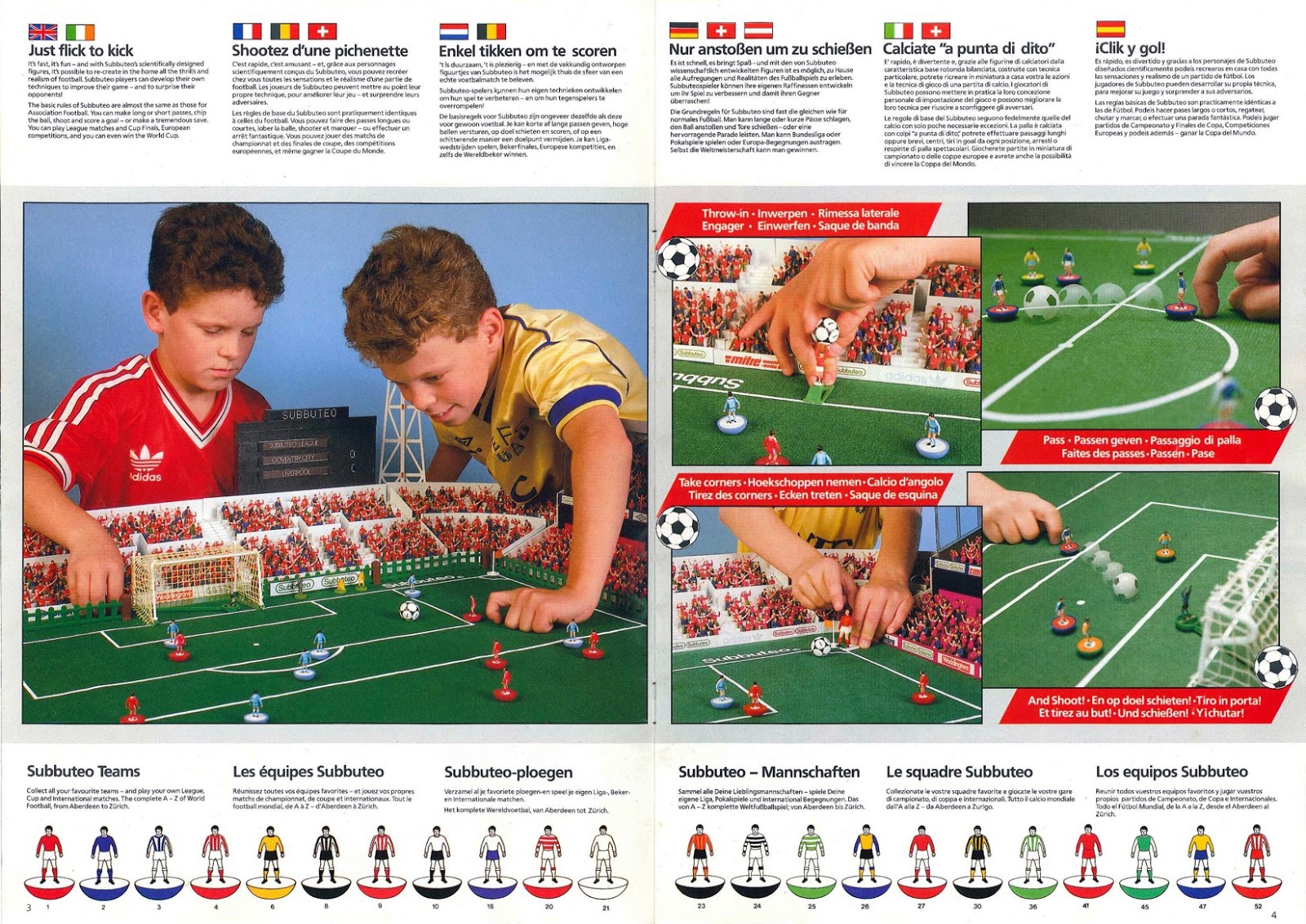 Subbuteo catalogue, 1988 ~ The Football Attic