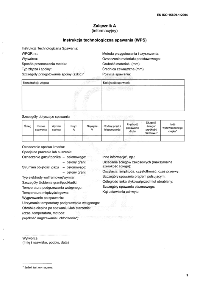 Dokumentacja technologiczna spawania - WPS, WPQR, pWPS | Inżynier Jakości