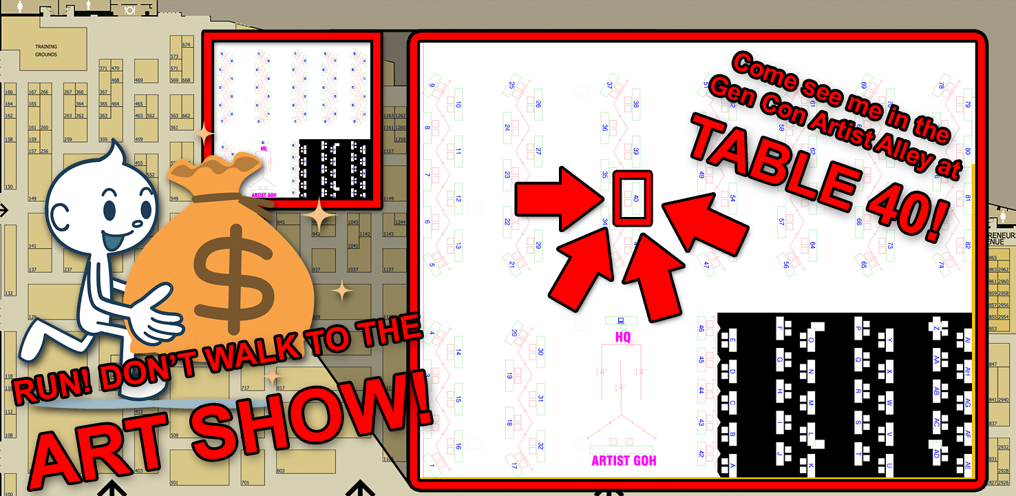 The DOODLES, DESIGNS, and aRT of CHRISTOPHER BURDETT: Gen Con: August 4 ...